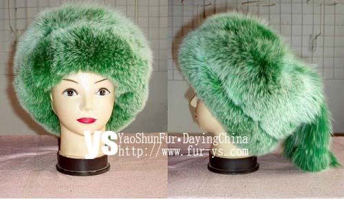 Fox Fur Hat,knitted fox Fur Hat,Fox Hat,knitting fox Fur Hat,Fox And ...
