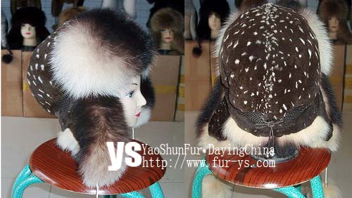 Fox Fur Hat,knitted fox Fur Hat,Fox Hat,knitting fox Fur Hat,Fox And ...