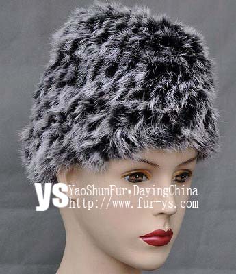 Fur,Fur hat,Rabbit Fur Hat,knitted Rabbit Fur Hat,rabbit Hat,knitting ...